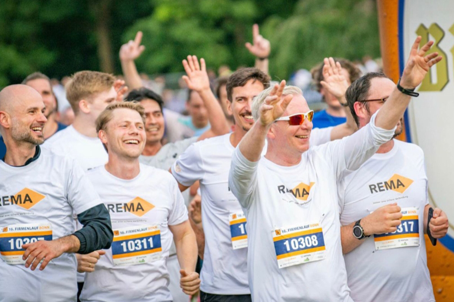 REMA has run! At the company run in Bonn 2024 - REMA Gruppe